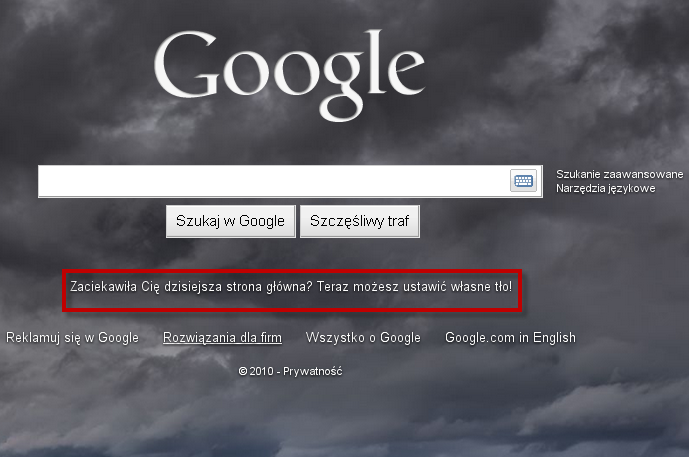 Jak usunąć tło w Google.pl?